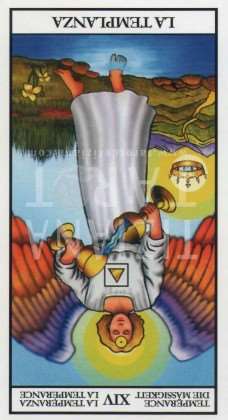 La Templanza y su explicación en el tarot - Tarot de Tiziana