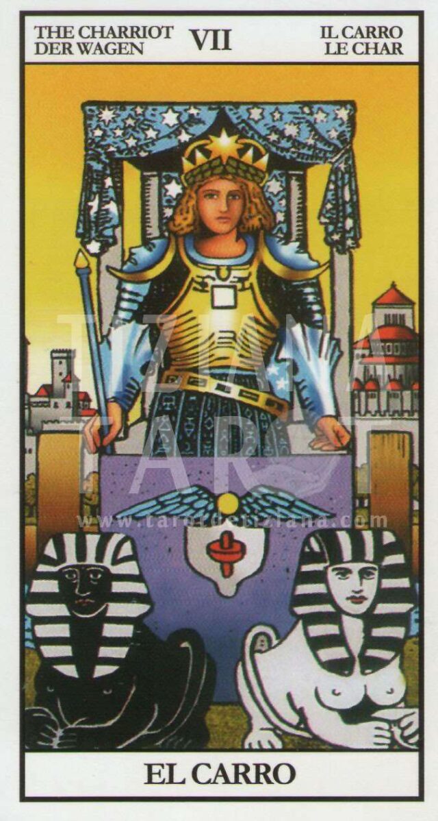 El Carro o Carroza en la baraja del tarot - Tarot de Tiziana