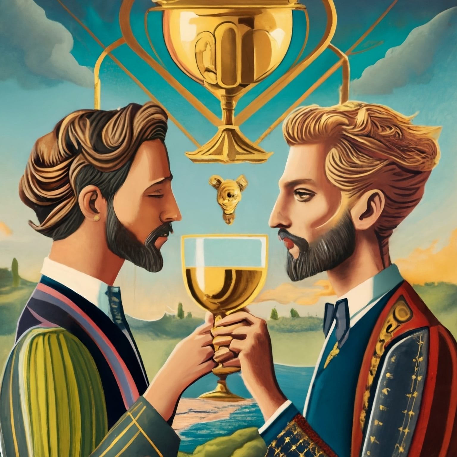 El 2 de copas y su significado en el amor - Tarot de Tiziana